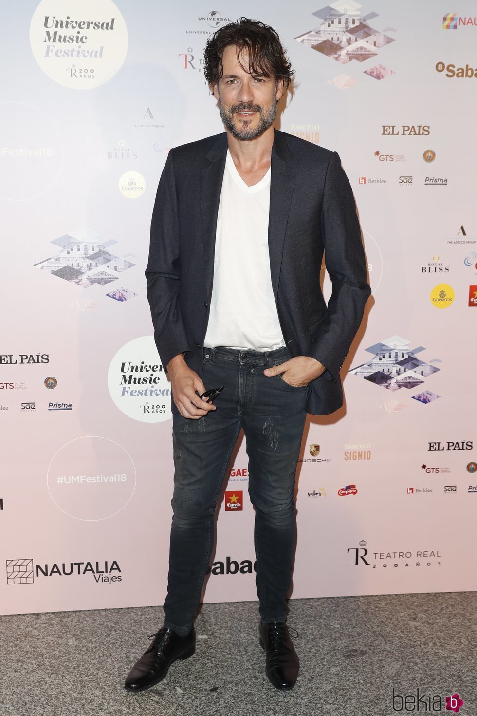 Daniel Grao en el concierto de Niña Pastori durante el Universal Music ...